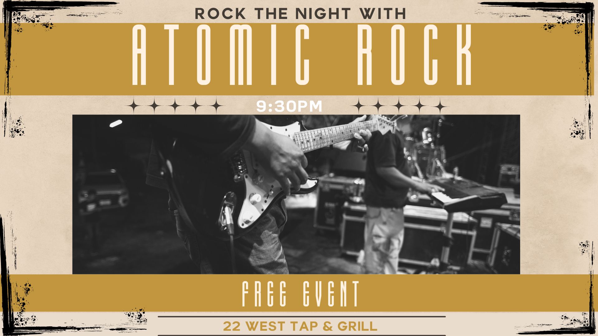 ATOMIC ROCK BAND – 22 West Tap & Grill